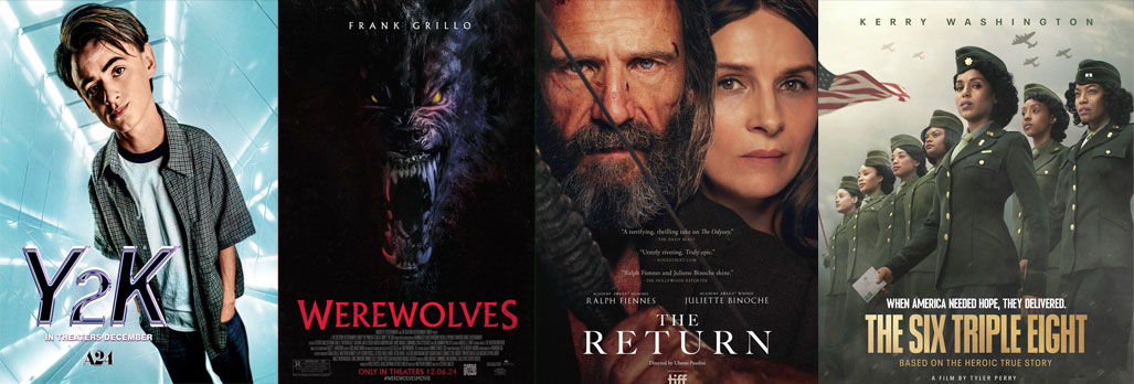 New movies in theaters - Werewolves, Y2K and many more