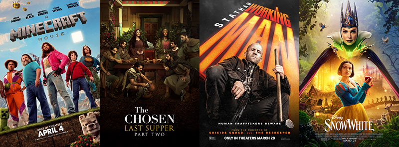 A Minecraft Movie debuts at No. 1 at weekend box office